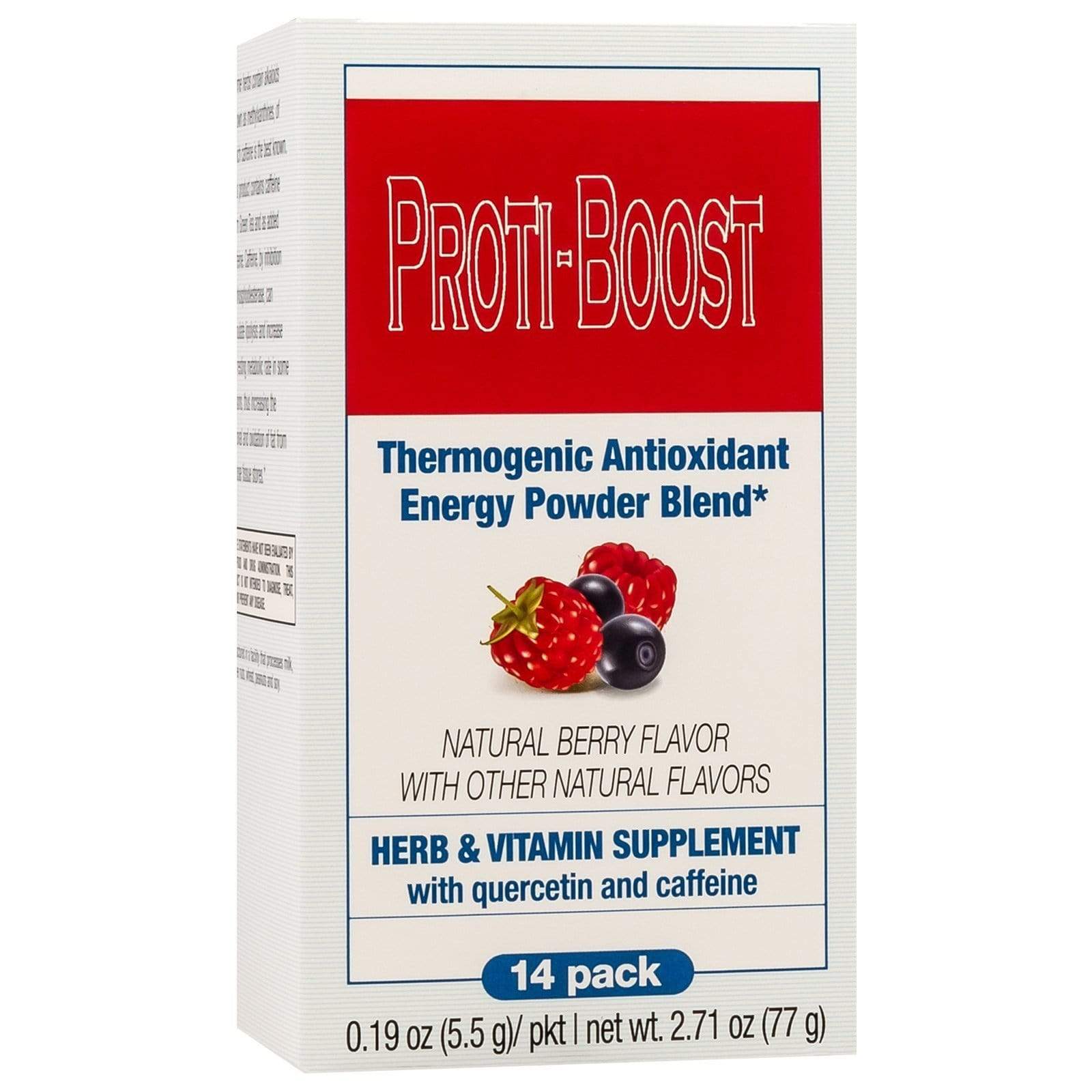 Thermogenic Antioxidant Energy Drink Mix - Berry - 14/Box | Proti-Boost